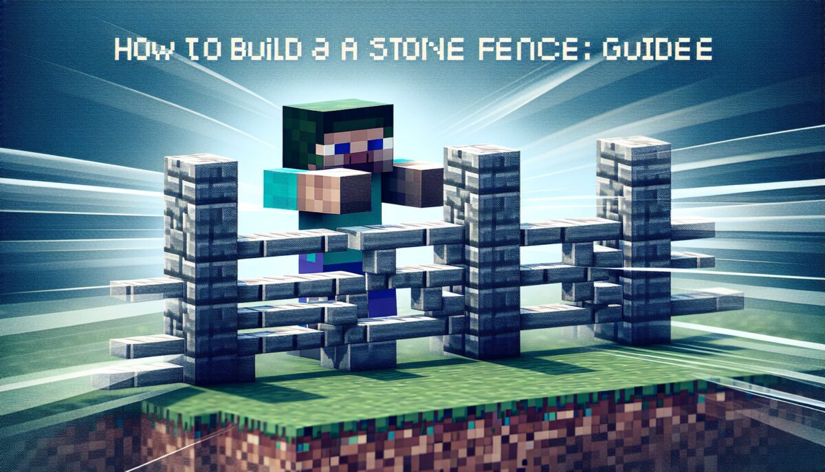 Cómo Construir Una Valla De Piedra En Minecraft: Guía 【Pulsa Aquí】