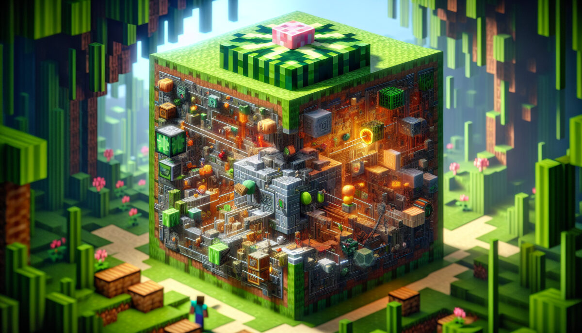 Melon Blocks ပြုလုပ်နည်း Minecraft【ဒီမှာနှိပ်ပါ】