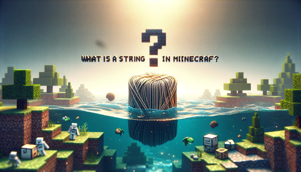 Qué Es Una String En Minecraft【Pulsa Aquí】