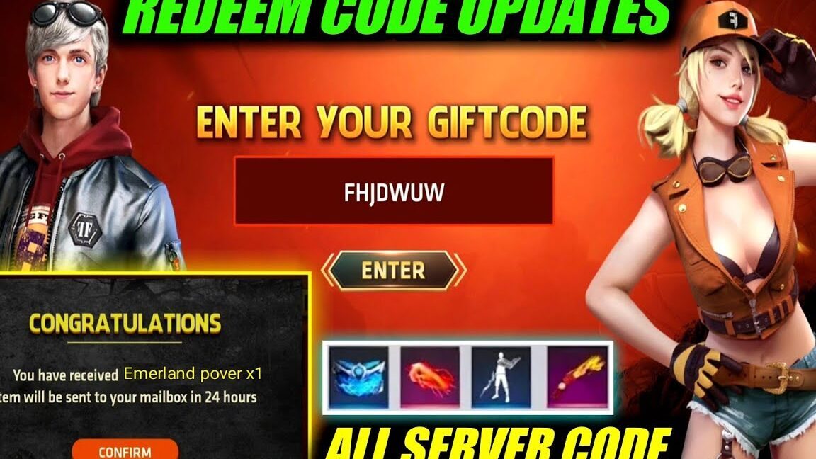 Free Fire Redeem Code Today【Pulsa Aquí】